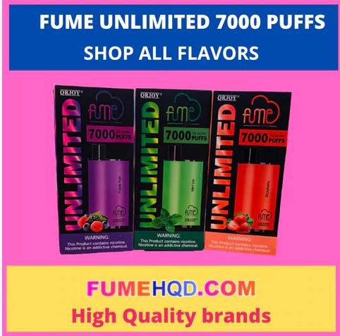 The NEW fume unlimited - 7000 Puffs – FUMEHQD.COM