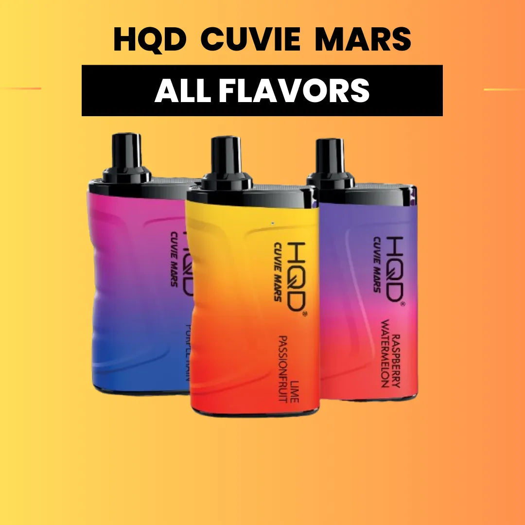 HQD Cuvie Mars 8,000 Puffs Disposable Vapes⚡30% OFF💥 – FUMEHQD.COM